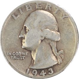 1943-S Washington Quarter DDO FS-101 VG Uncertified #141