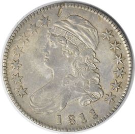 1811 Bust Half Dollar Large 8 EF Uncertified #245