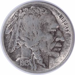 1913-D Buffalo Nickel Type 2 F Uncertified #938