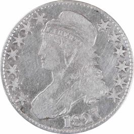1827 Bust Silver Half Dollar F Uncertified #252