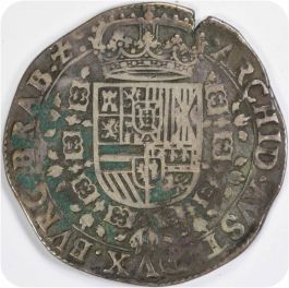 1633 Spanish Netherlands Duchy of Luxembourg 1 Patagon KM17 VF ...
