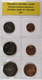 1971 Ireland Proof Set OGP (6 coins)