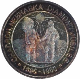 1960 Diamond Jubilee Chadron, Nebraska So Called Half Dollar Trade ...