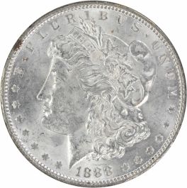 1888 Morgan Silver Dollar AU Uncertified #939
