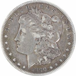 1890-CC Morgan Silver Dollar VF Uncertified #1204